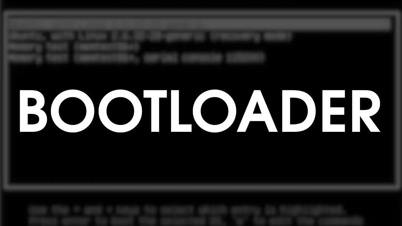 ¿Que es un bootloader?