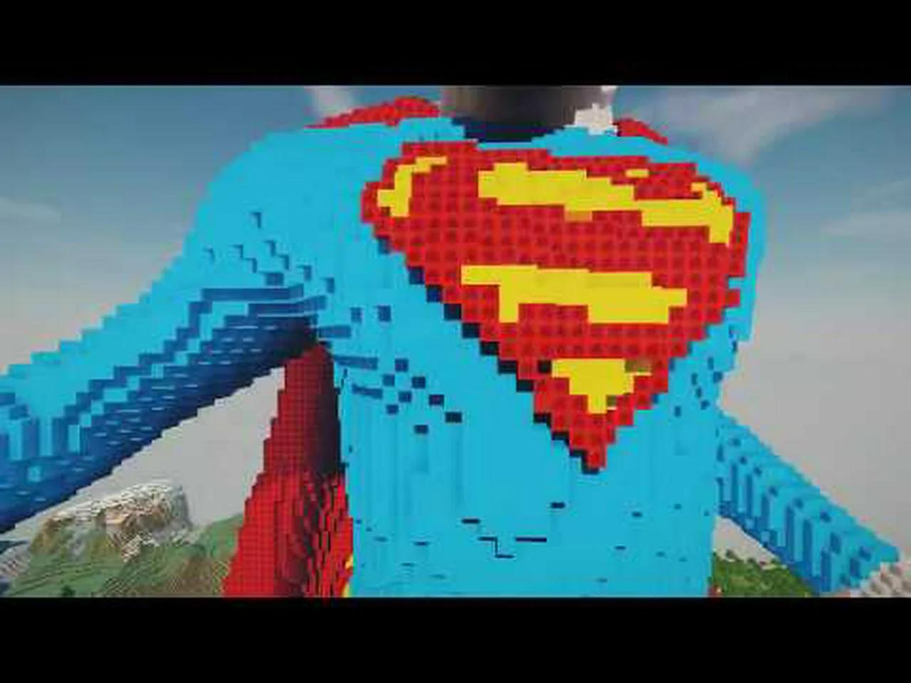 Minecraft Superman Build!