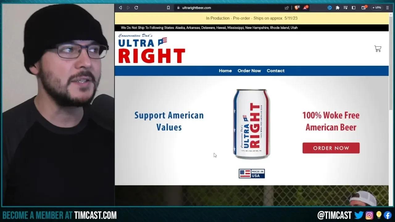 Conservatives Launch NEW BEER Competing With Budweiser As BOYCOTT ...