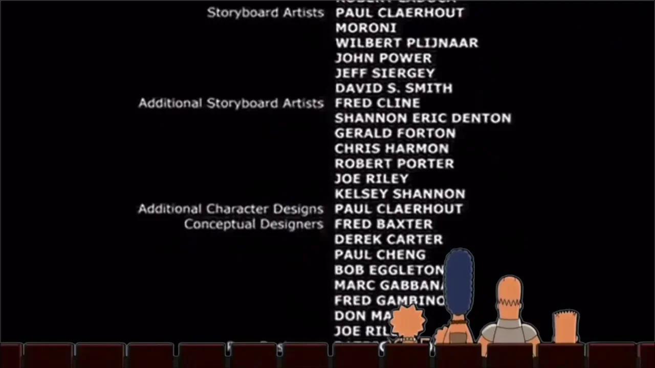 The Simpsons Theater Jimmy Neutron Boy Genius End Credits
