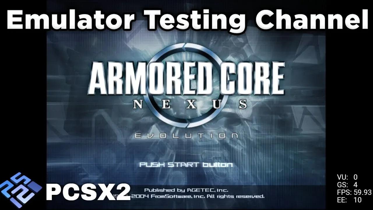 Armored Core: Nexus 4k | PCSX2 1.7.0 1893 | PS2 Emulator