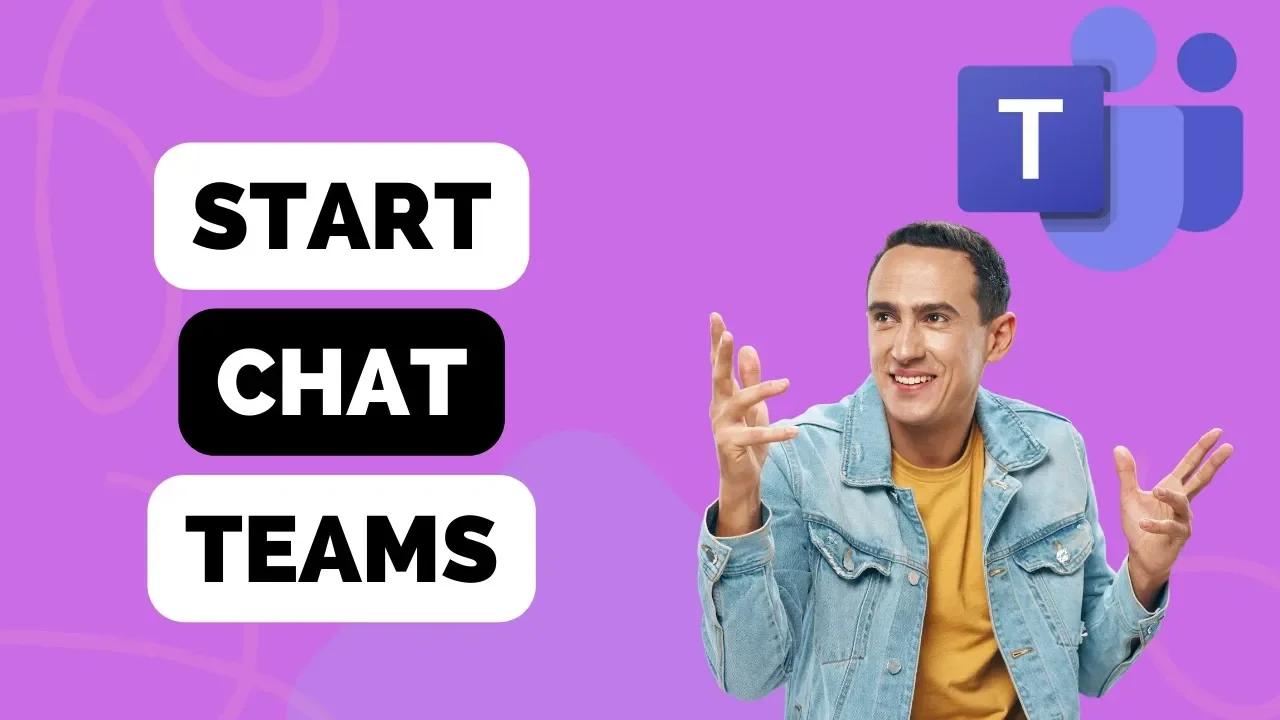 How to Start Chat on Microsoft Teams for iPhone