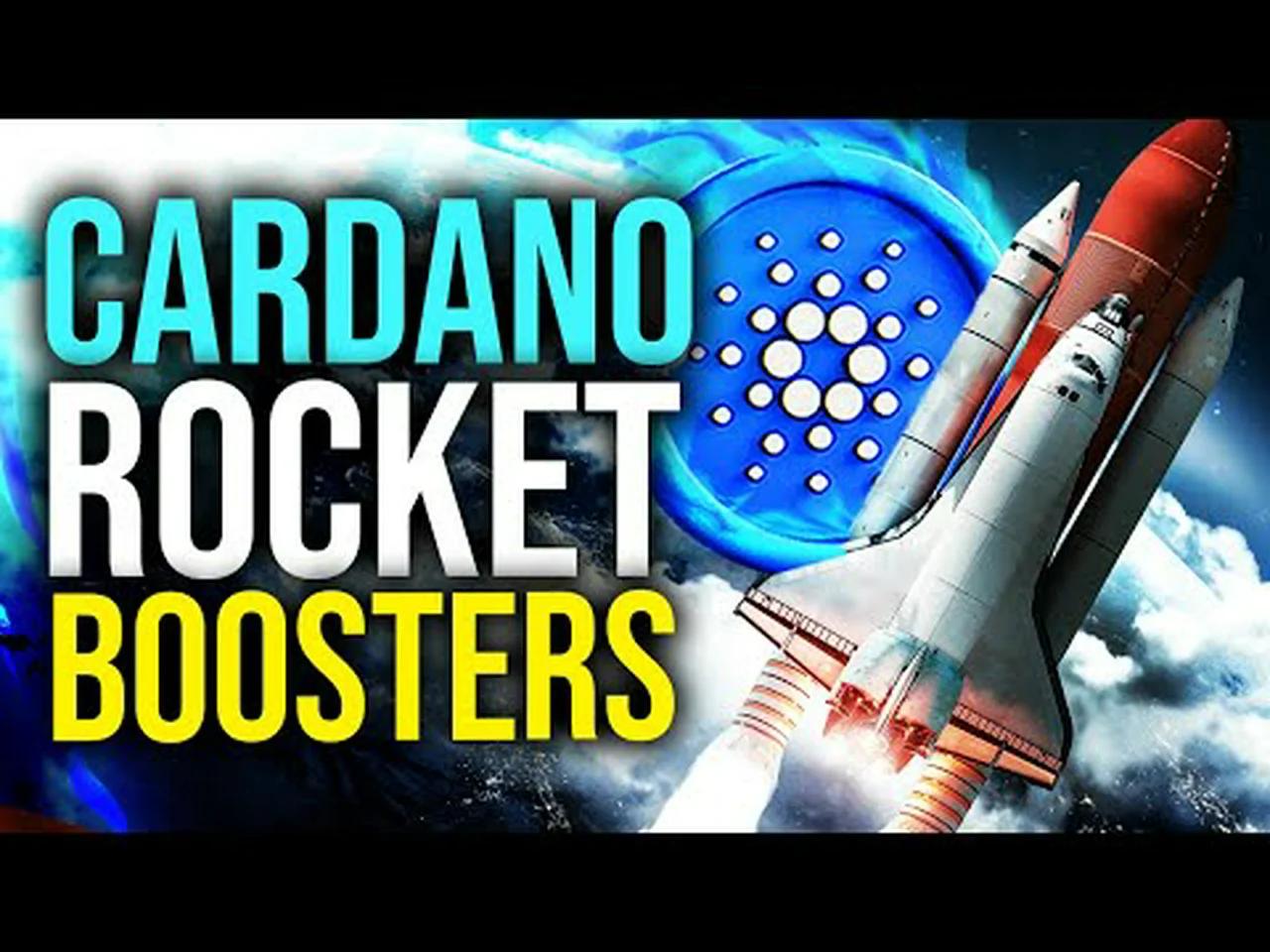 CARDANO’s ROCKET BOOSTERS — TO THE MOON