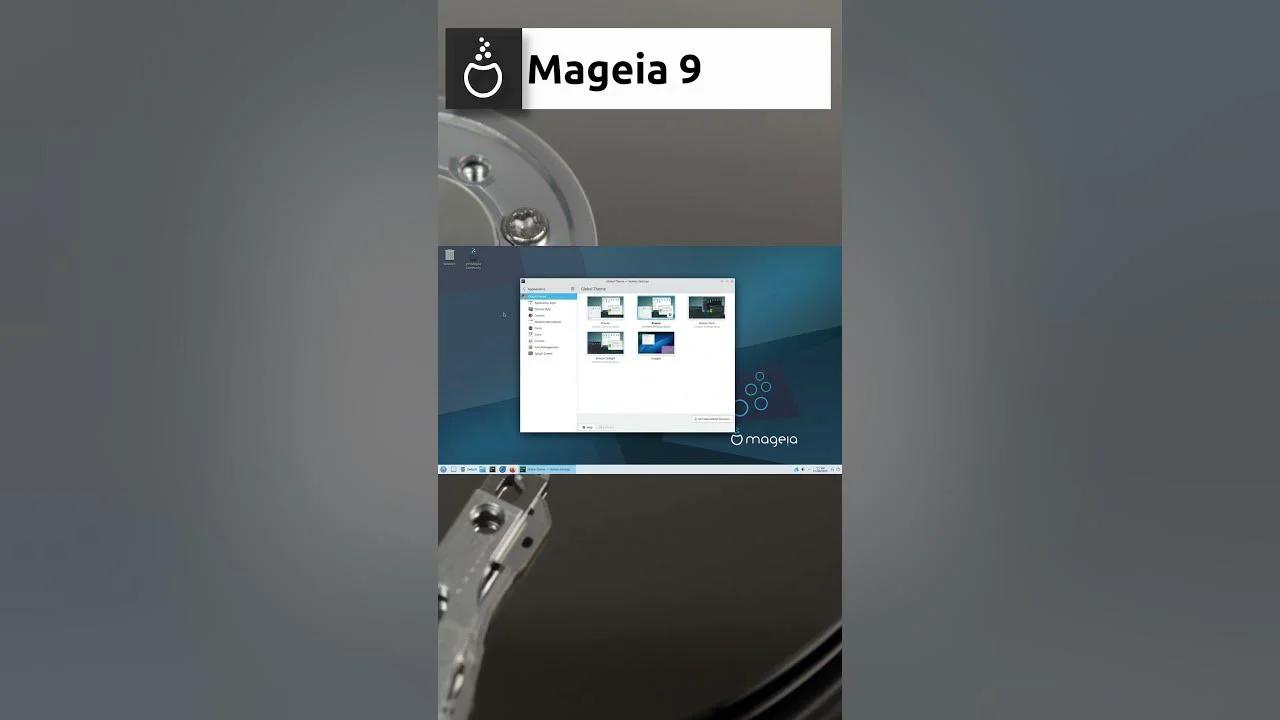 Mageia 9 Quick Overview #shorts