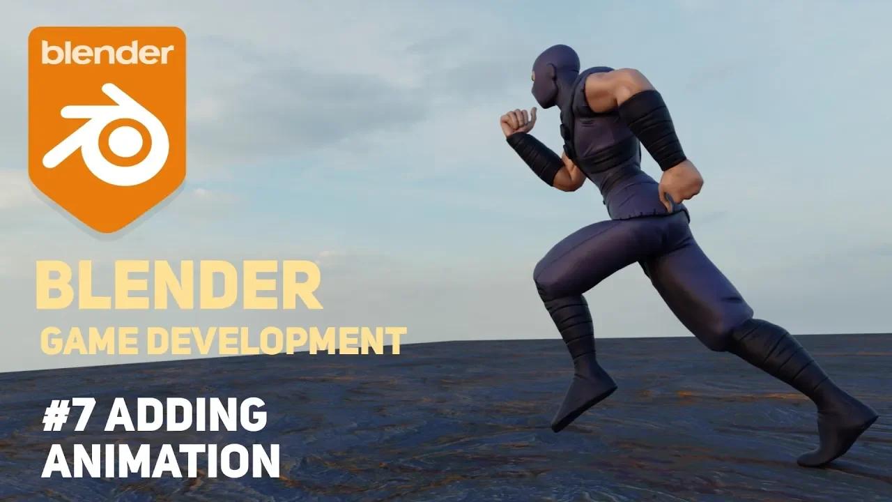 Blender Game Development #7 Adding Animation to Your Game(in Hindi)