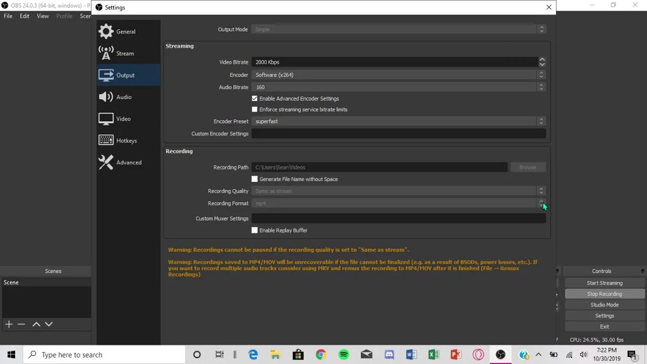 The Best OBS Settings for Low end PCs 2019 for Potato Processors and ...