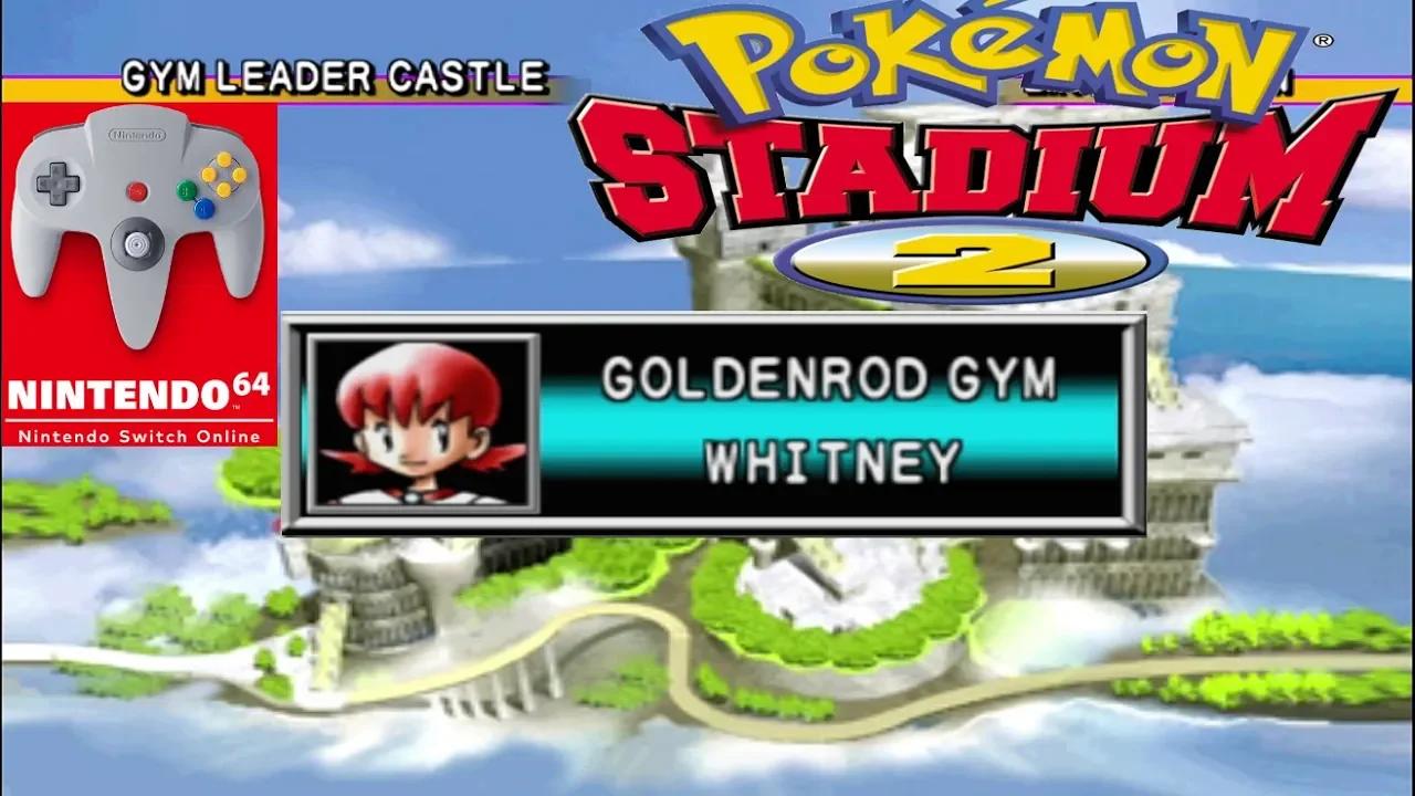 Pokemon Stadium 2 (Switch) - Goldenrod Gym City Gameplay