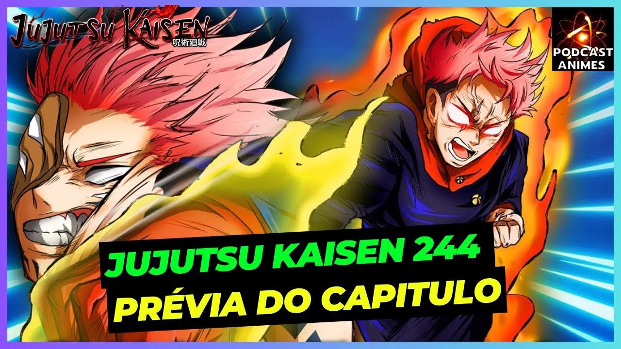 JUJUTSU KAISEN 244 - ITADORI E HIGURUMA - O SUCESSO DE KENJAKU - prévia