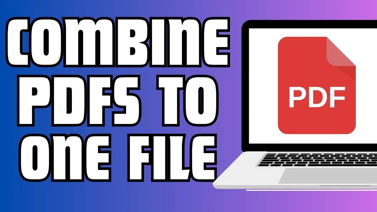 How To Combine Pdf Files Into One | How To Merge Pdf Files Into One