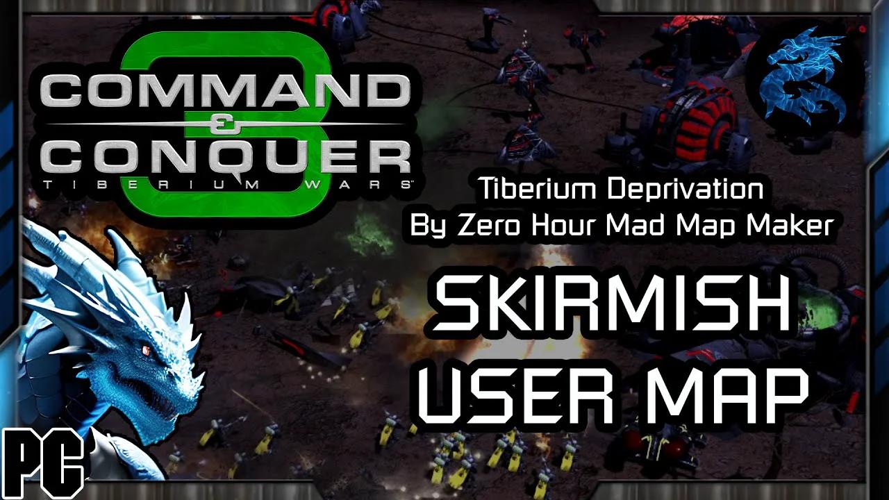 Command & Conquer 3 - Skirmish User Map [Tiberium Deprivation by Zero Hour Mad Map Maker]