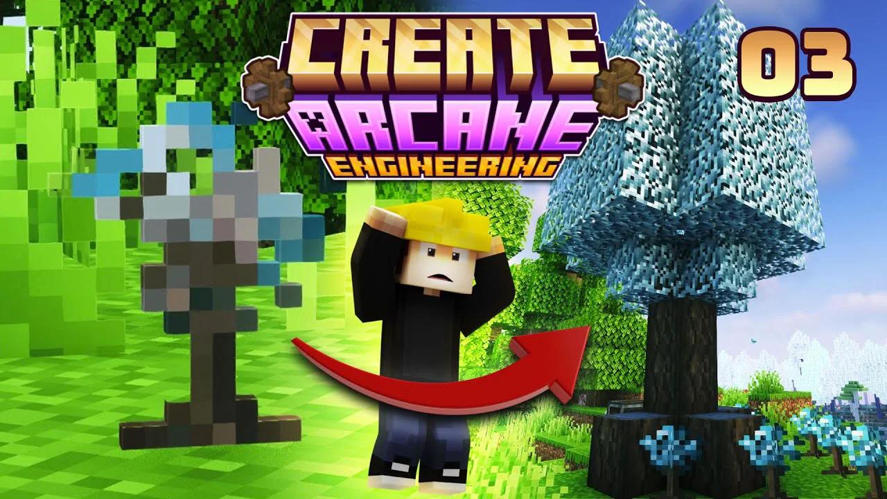 Minecraft: Create Arcane Engineering Ep. 3 - Les menril shrubs