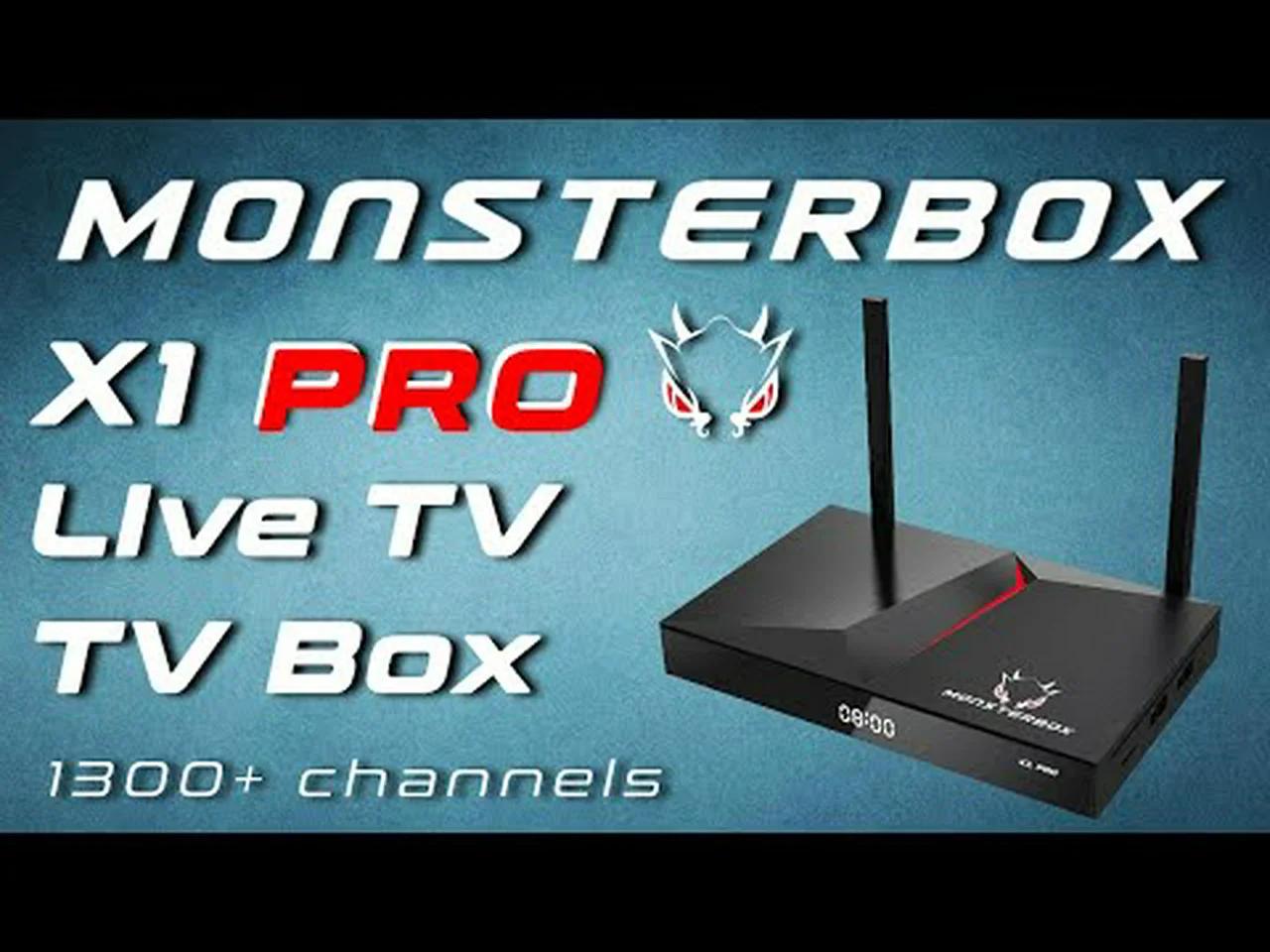 Monsterbox X1 Pro Live TV and VOD TV Box Review