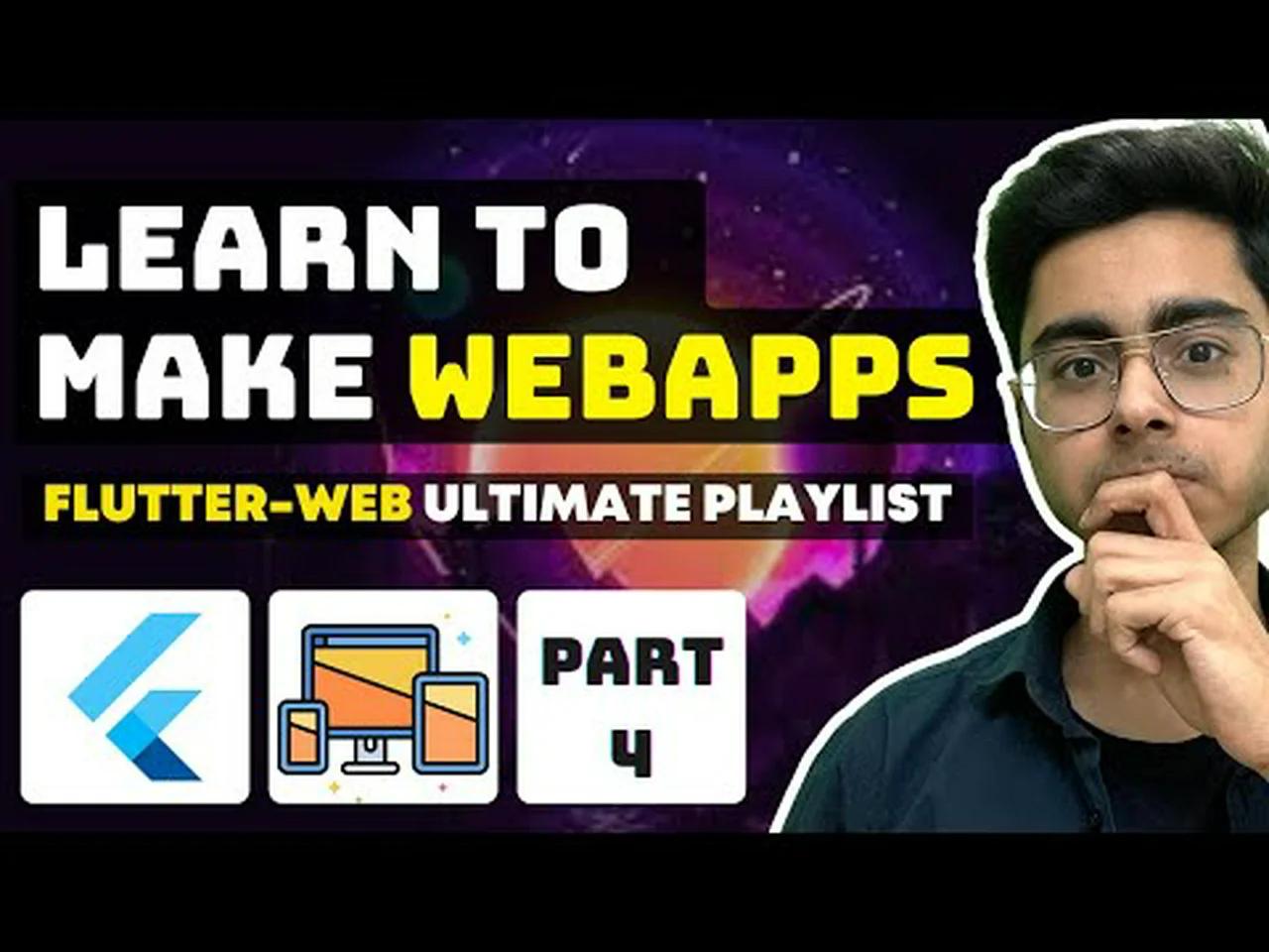 🥳4 Flutter Web Complete Tutorial Make Webapps In Flutter Responsive Websites Using Flutter 0264