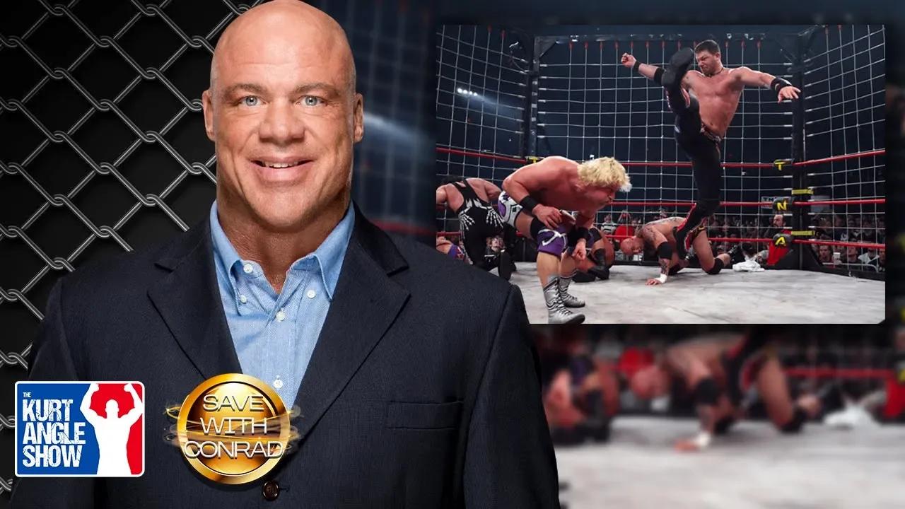 Kurt Angle on having every match in a cage