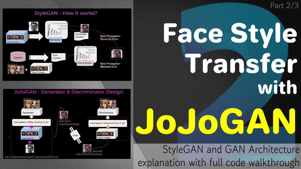One-shot Face Stylization with JoJoGAN - Code Walkthrough with Explanations - Part (2/3)