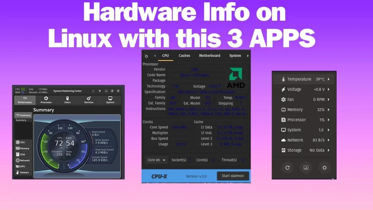 How to Access Hardware Info on Linux with this 3 APPS