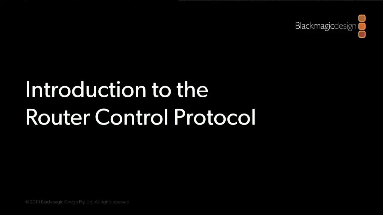 Introduction to the Router Control Protocol