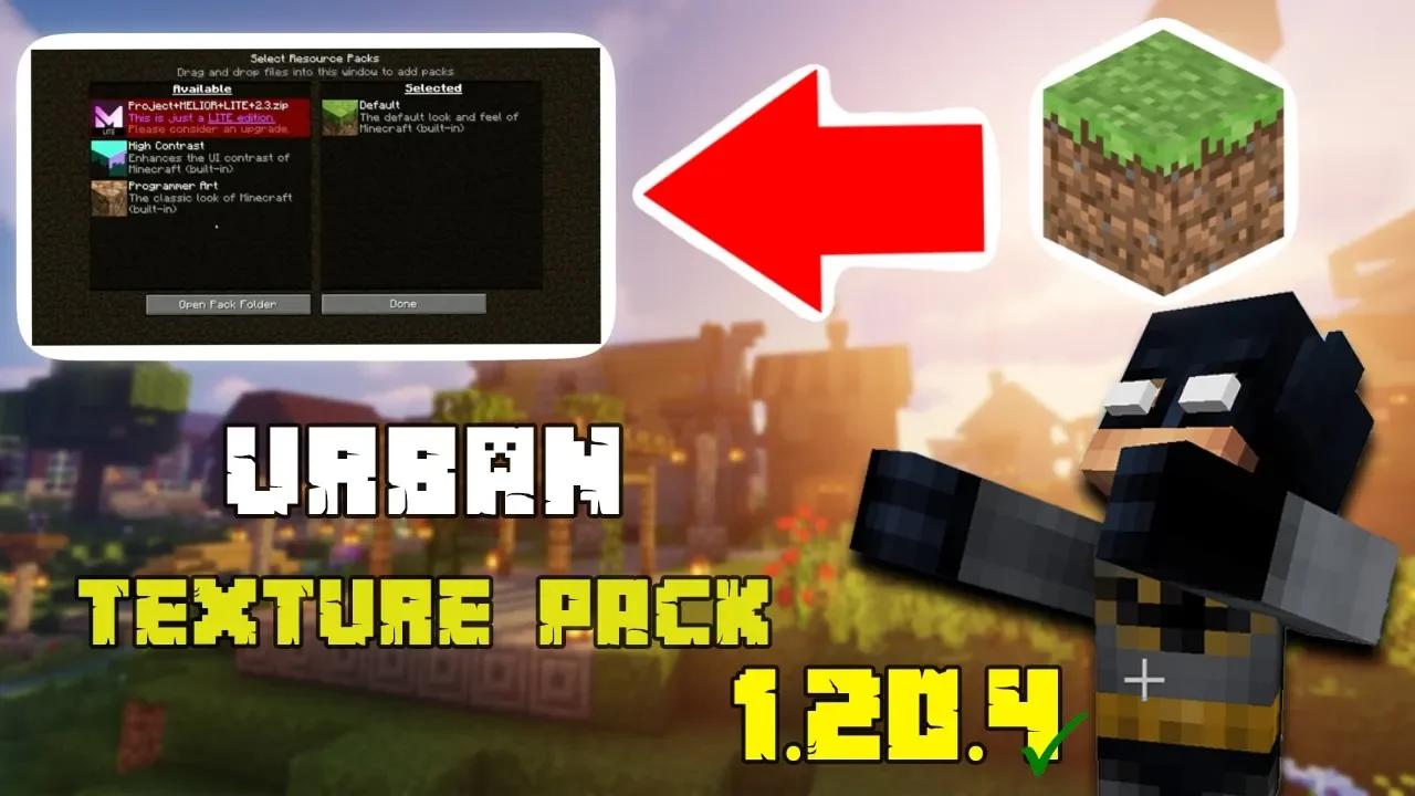 How To Download & Install Urban Texture Pack for Minecraft 1.20.4