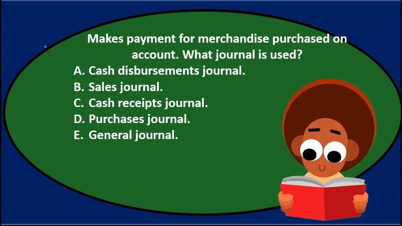 Multiple Choice Question 8 - Special Journals