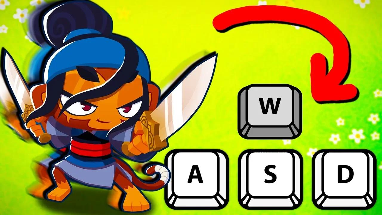 Controlling Sauda with WASD keys (BTD 6)
