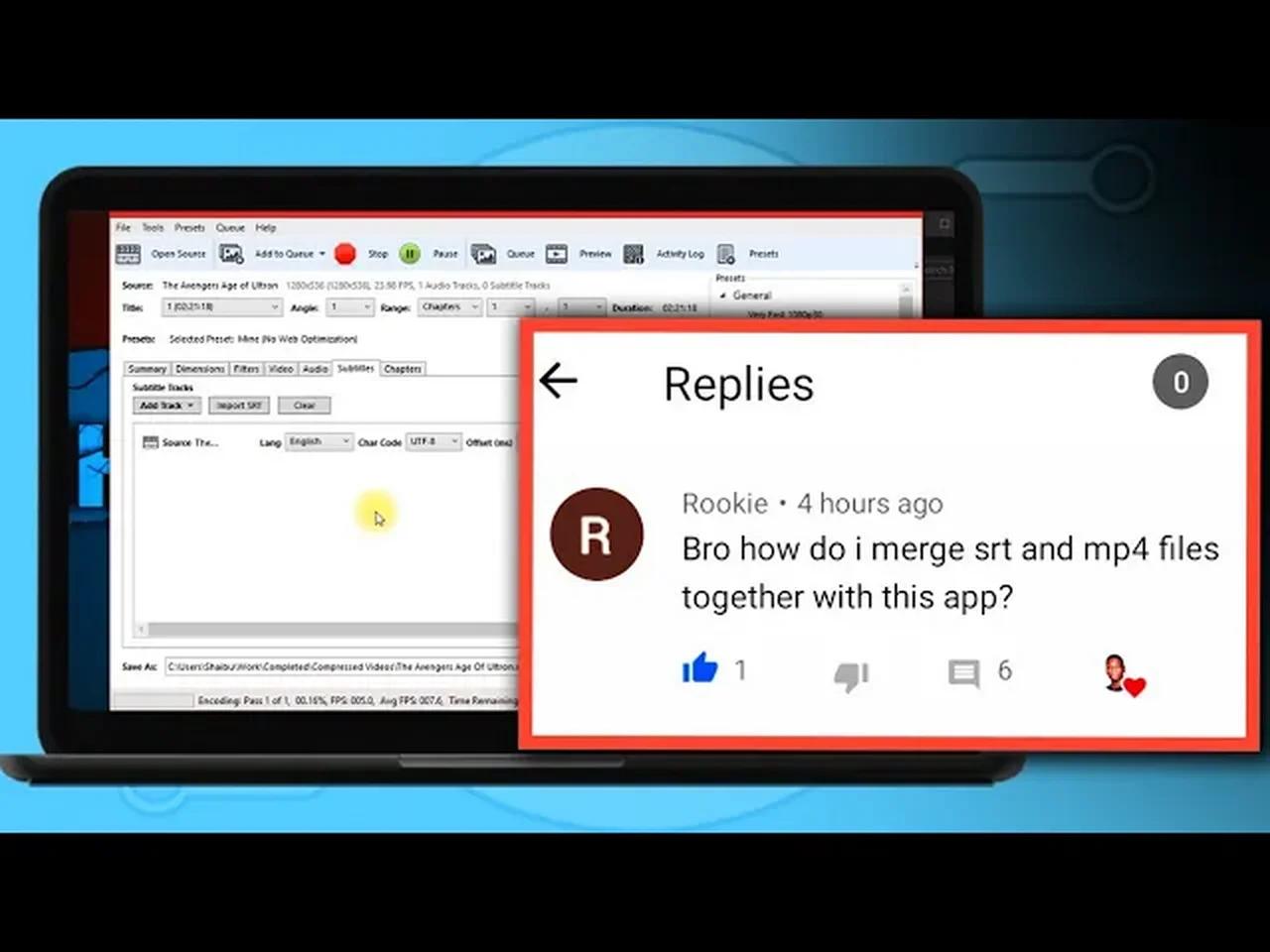How To Merge Subtitles (or SRT Files) with MP4 Files for Free and Offline