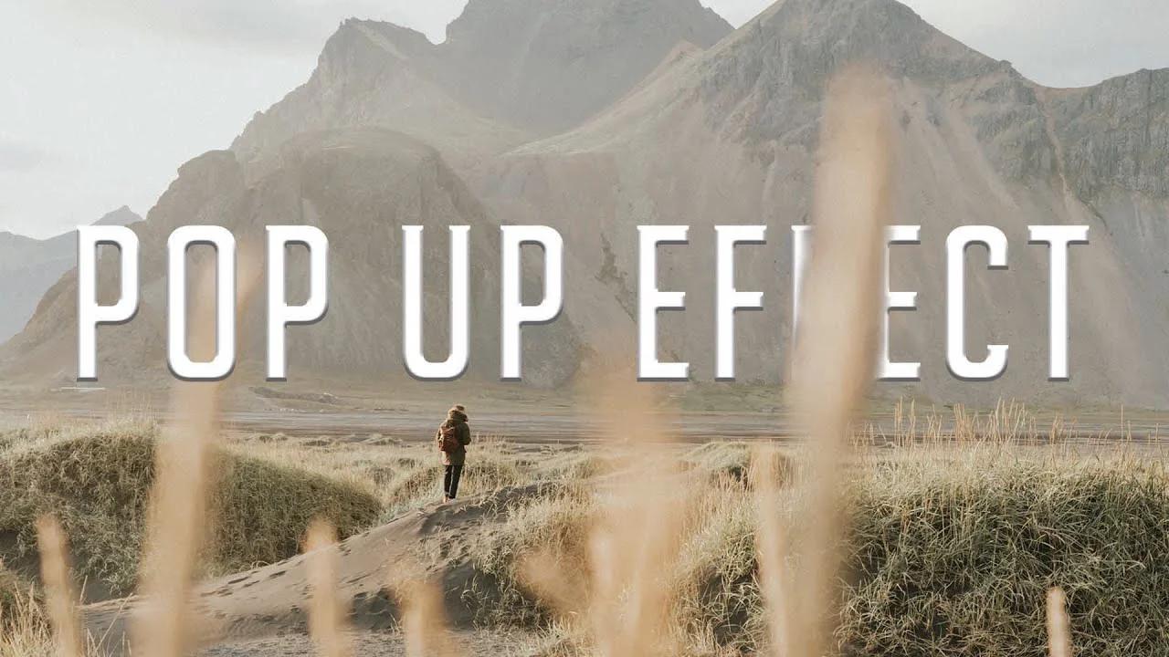 How to Create an ANIMATED Pop Up Effect for Image and Text Premier Pro