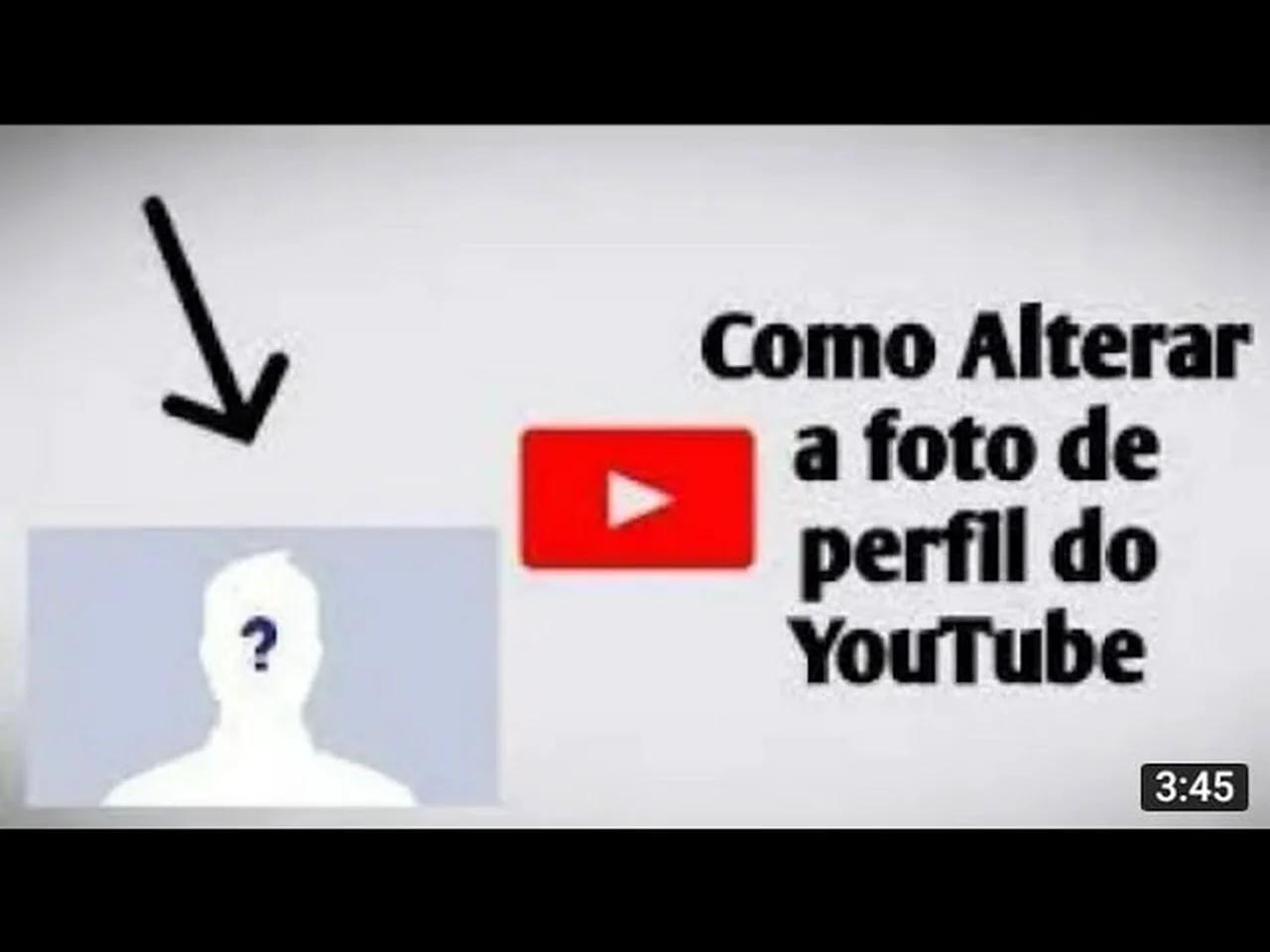 Como Alterar Foto Do Perfil No Youtube