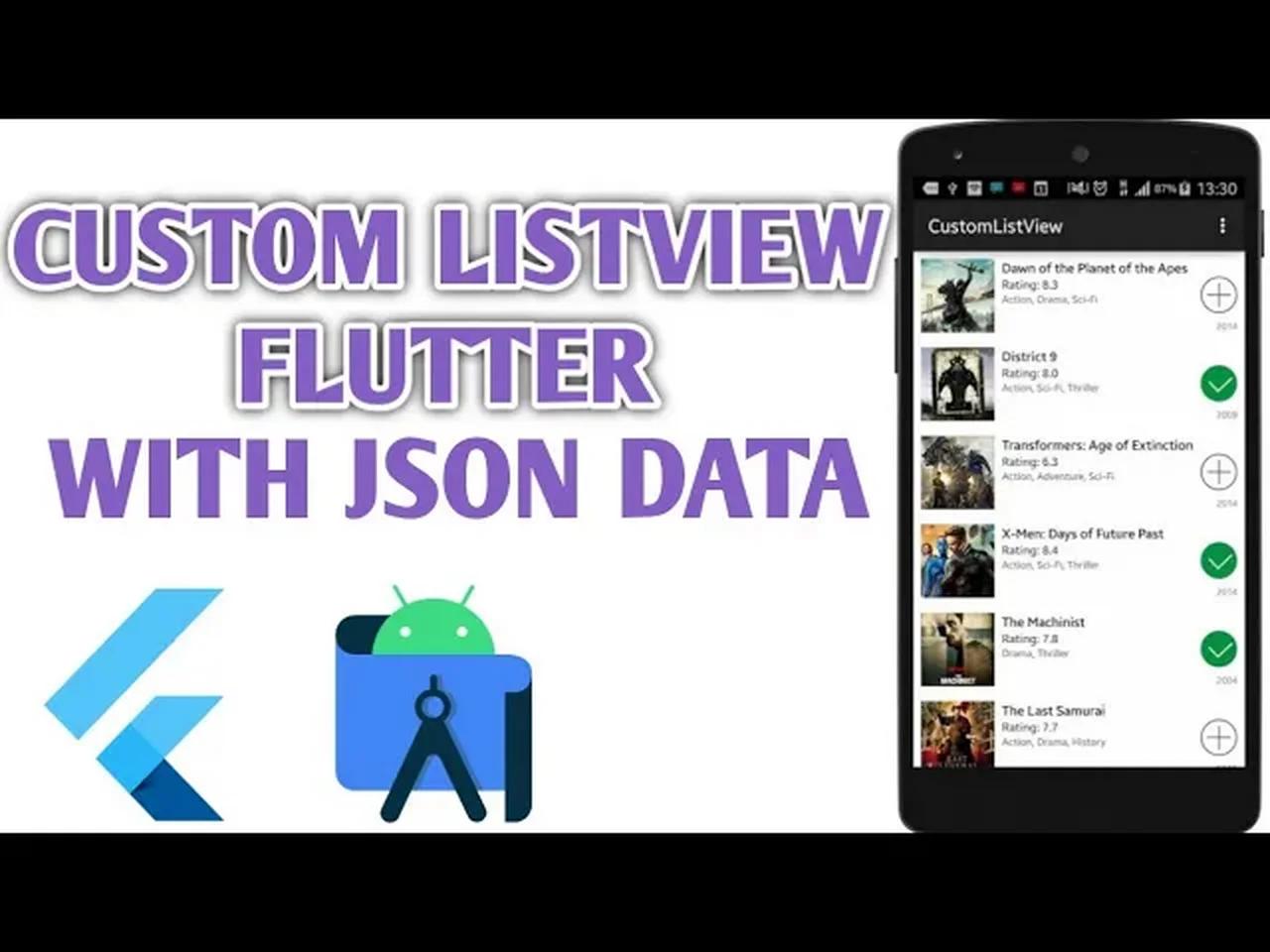 Flutter Parse Json Data In Listview Flutter Parse Json Data To List Custom Listview Flutter 3509