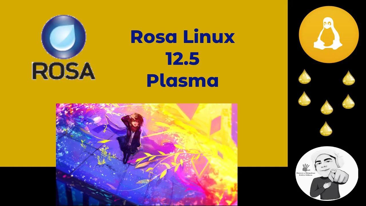 Rosa Linux Plasma 12.5 con sabor a Vodka 😄