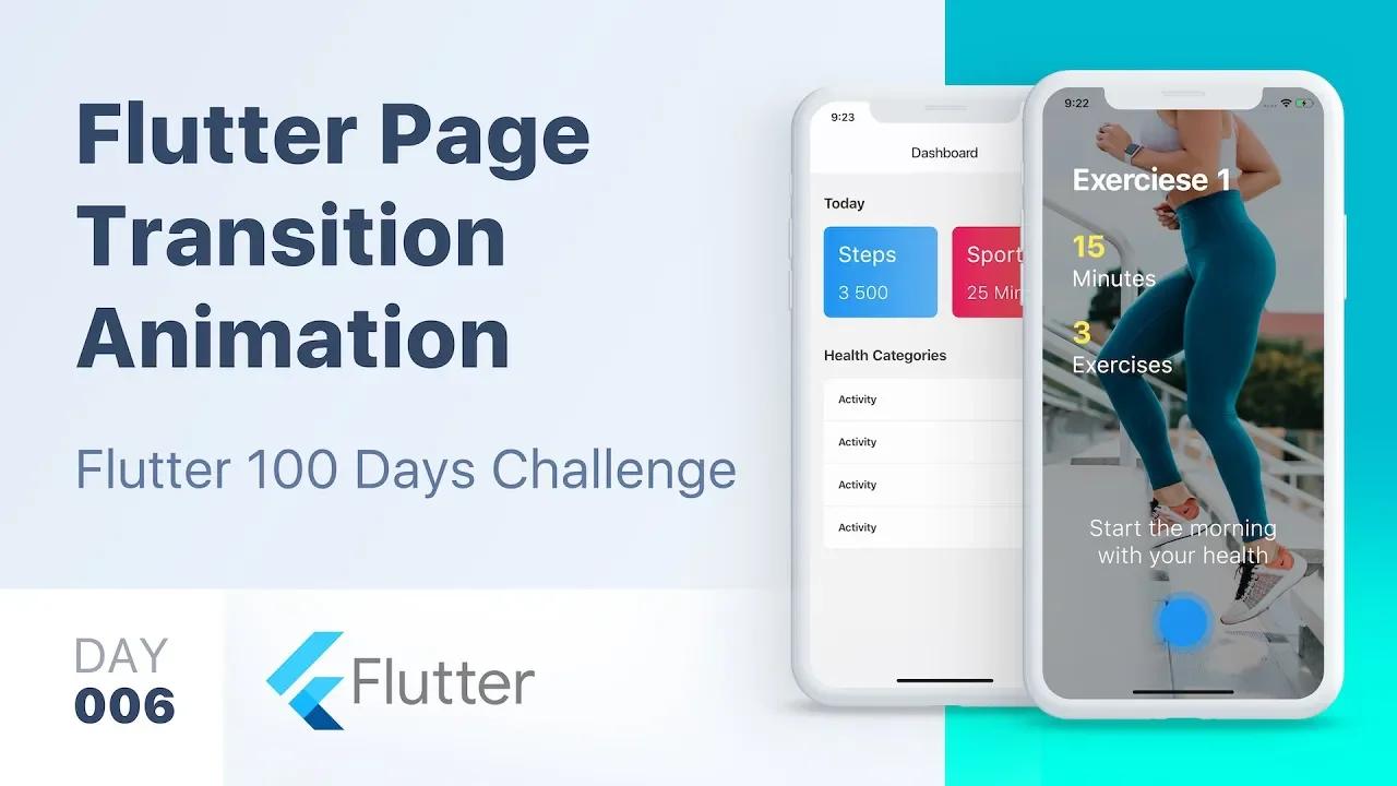Flutter Animation Tutorial Make Page Transition Day 6