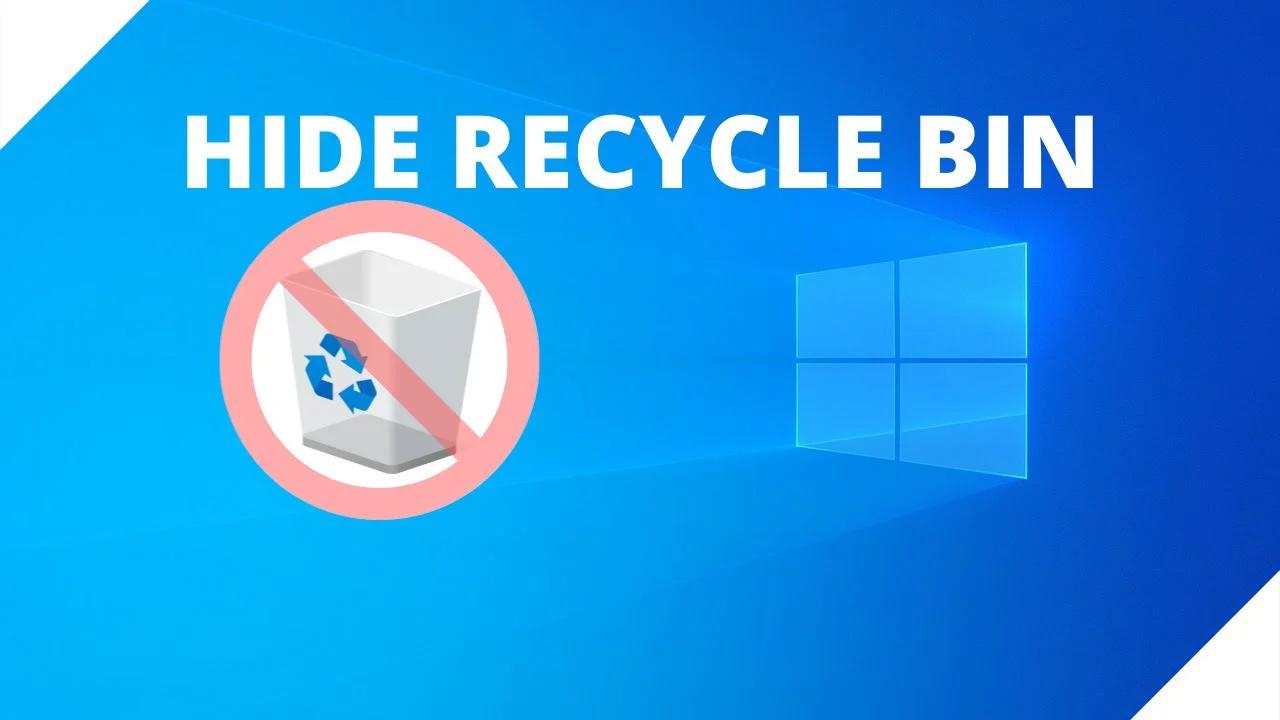 How to hide the Recycle Bin icon from your desktop in Windows 10