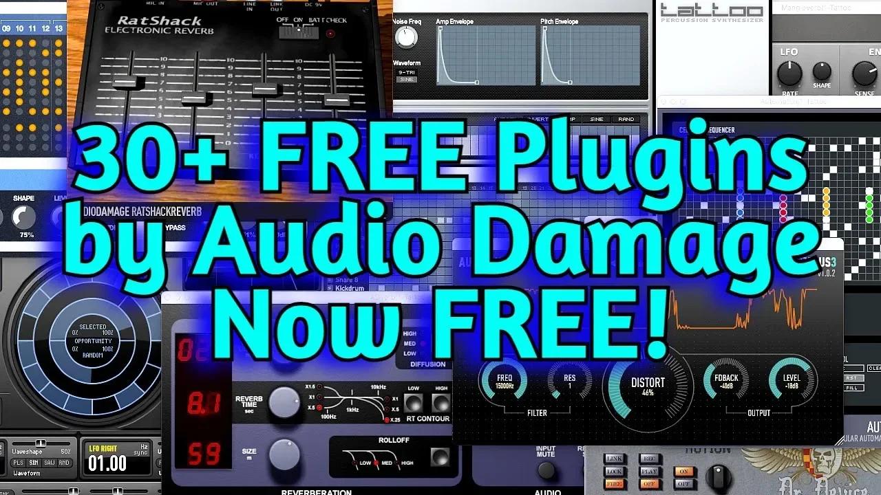 FREE VST Plugins (Effects & Instruments) by Audio Damage For Music ...