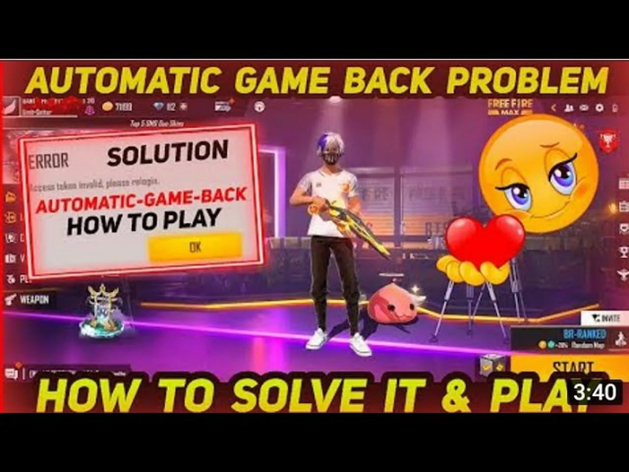 Free Fire Automatic Game Back Problem | Free Fire Pakistan Server Down ...