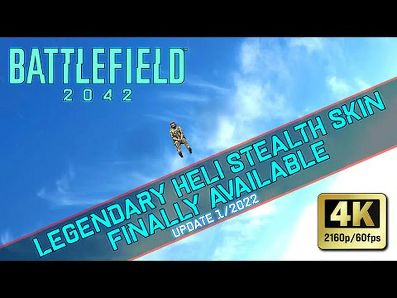 Battlefield 2042 - Stealth Skin Finally Available for Attack Helicopter
