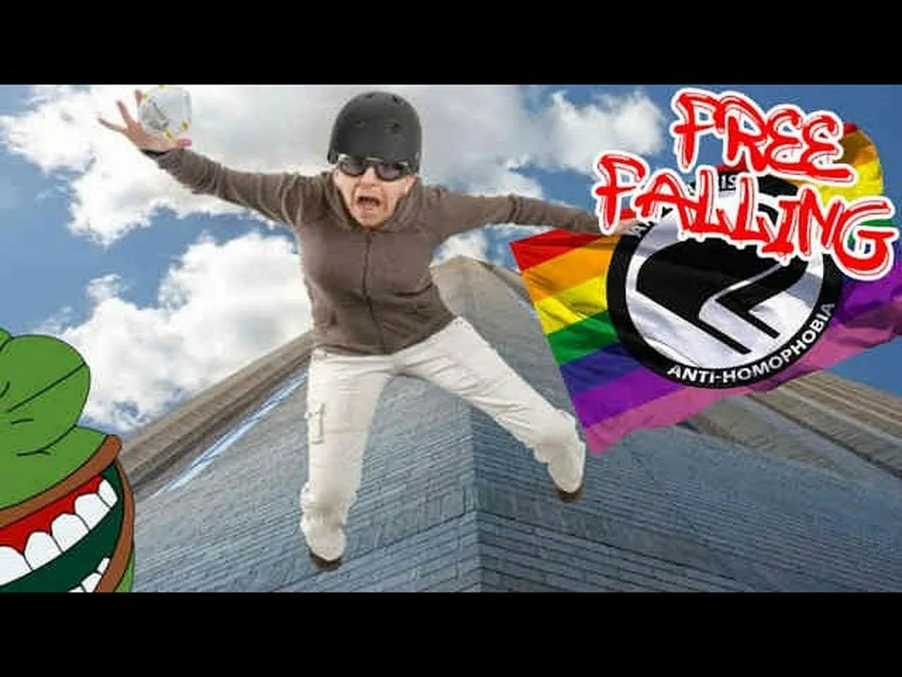 Antifa Goon Finds Out Pro Palestine "Ally" Wants to Throw Him Of Roof