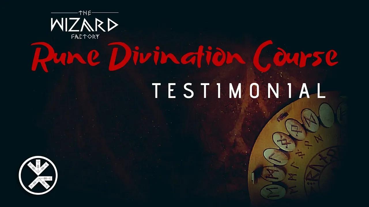"Rune Divination Course" Testimonial by Cameron Davis