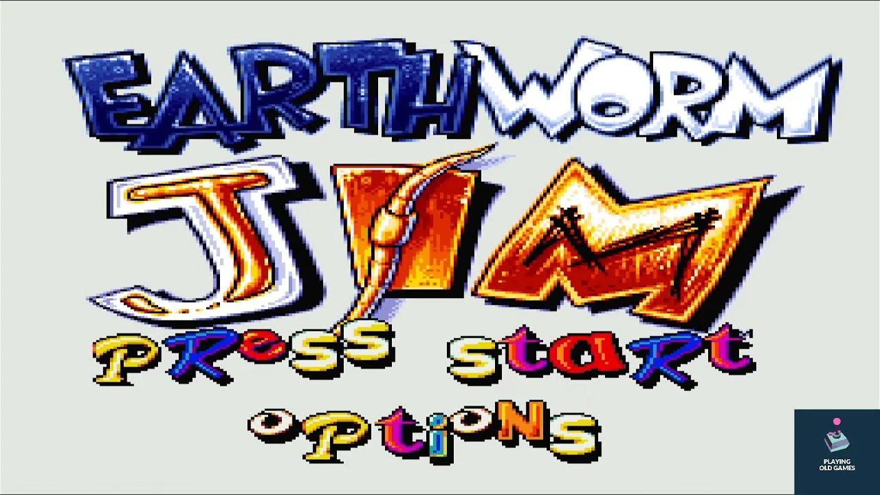 SNES - Earthworm Jim - 10 minutes gameplay
