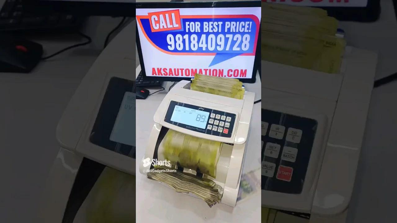 Godrej Note Counting Machine: Fast, Accurate & Safe! #reels #facbookreels