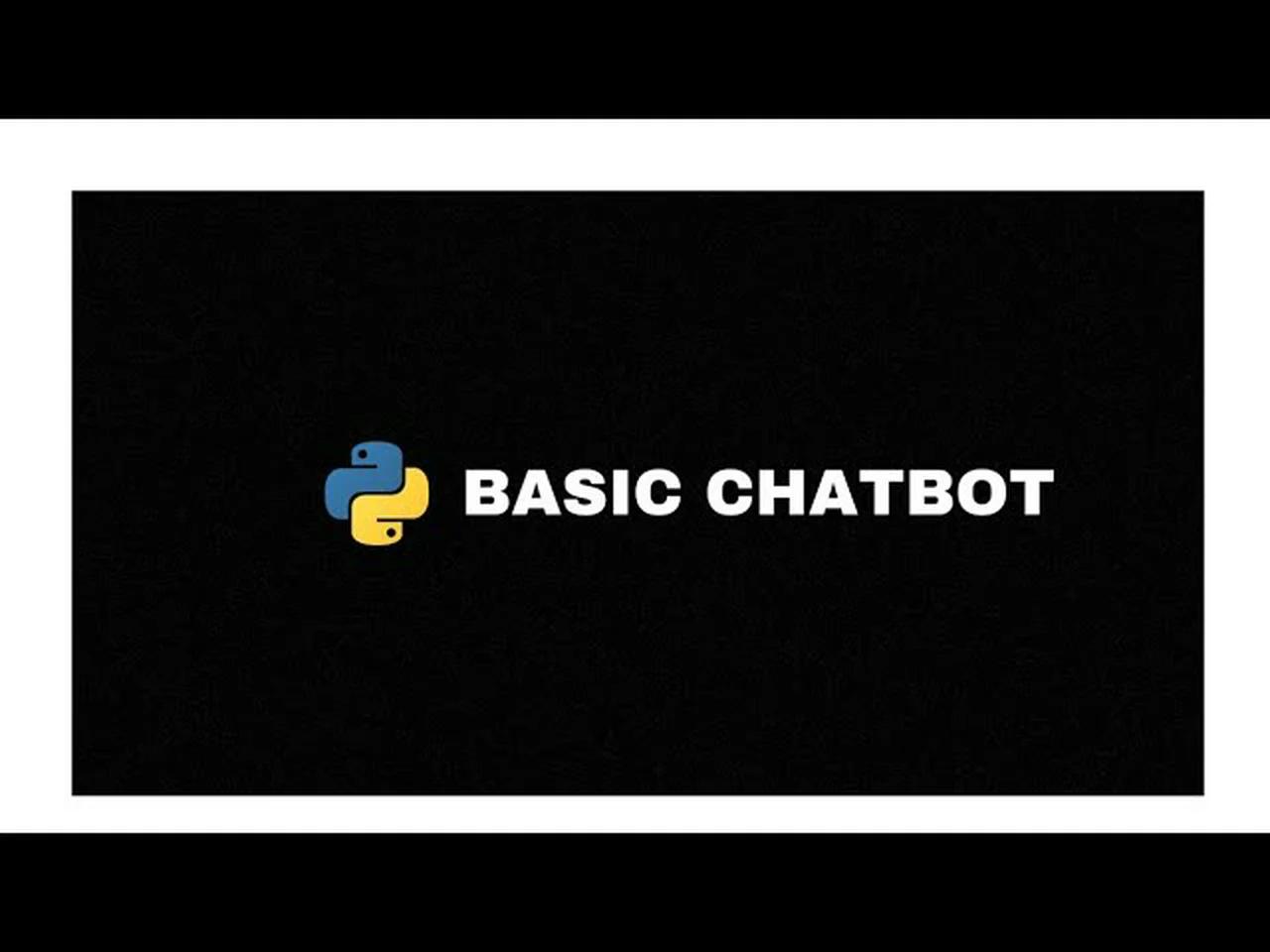 Building a Basic Chatbot in Python: Easy Step-by-Step Tutorial! 🤖