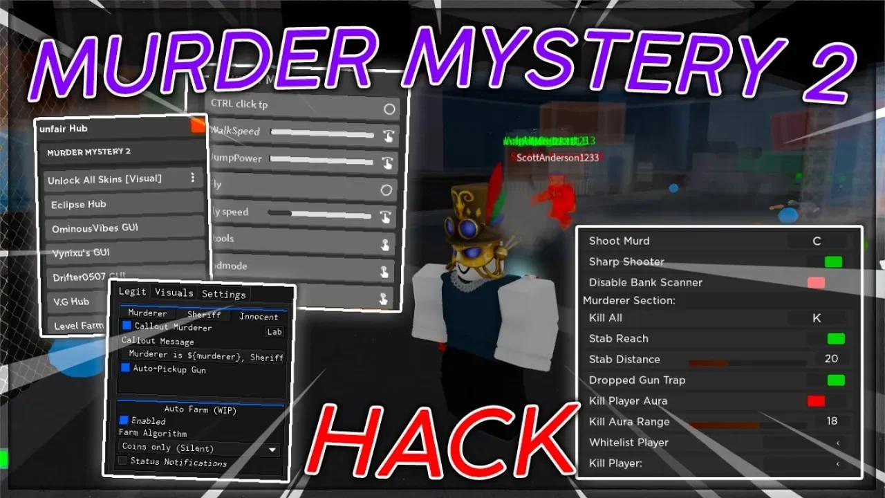 Murder Mystery 2 Script Pastebin Hack | Kill All, Auto Farm, Instant Win & More!