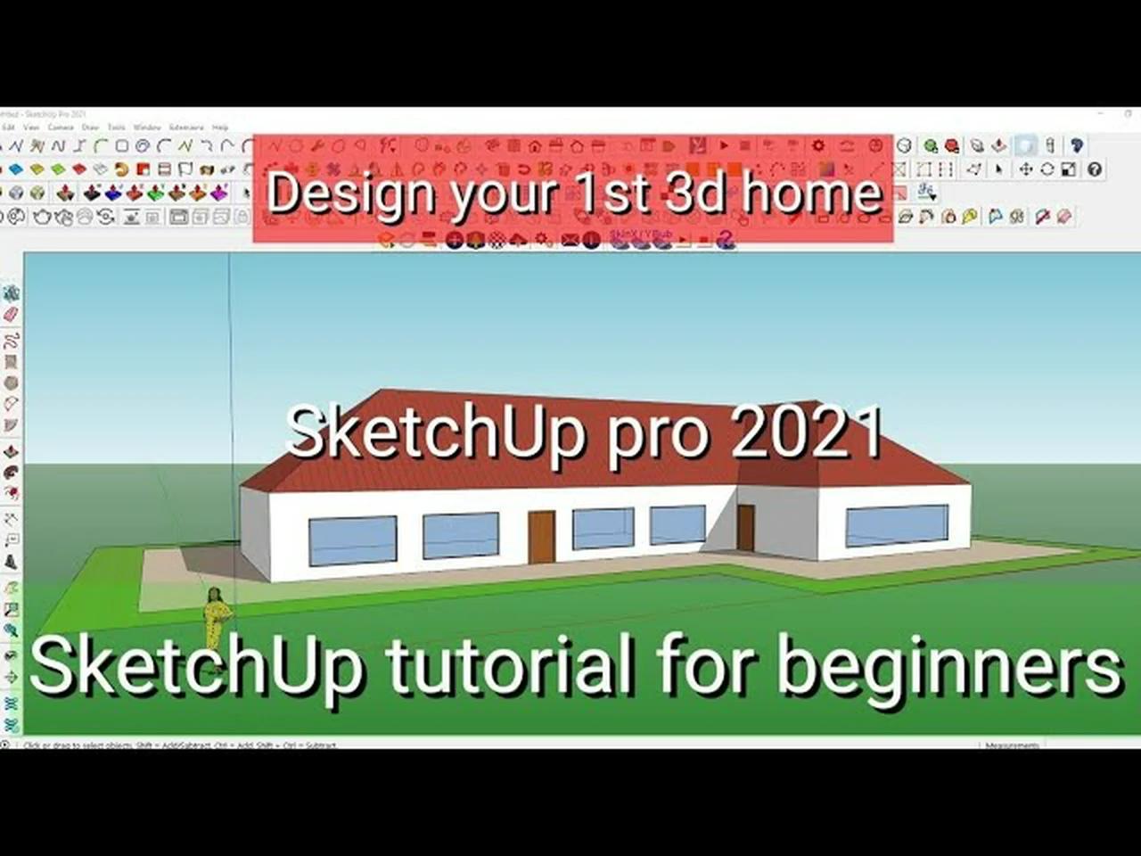 sketchup tutorial for beginners