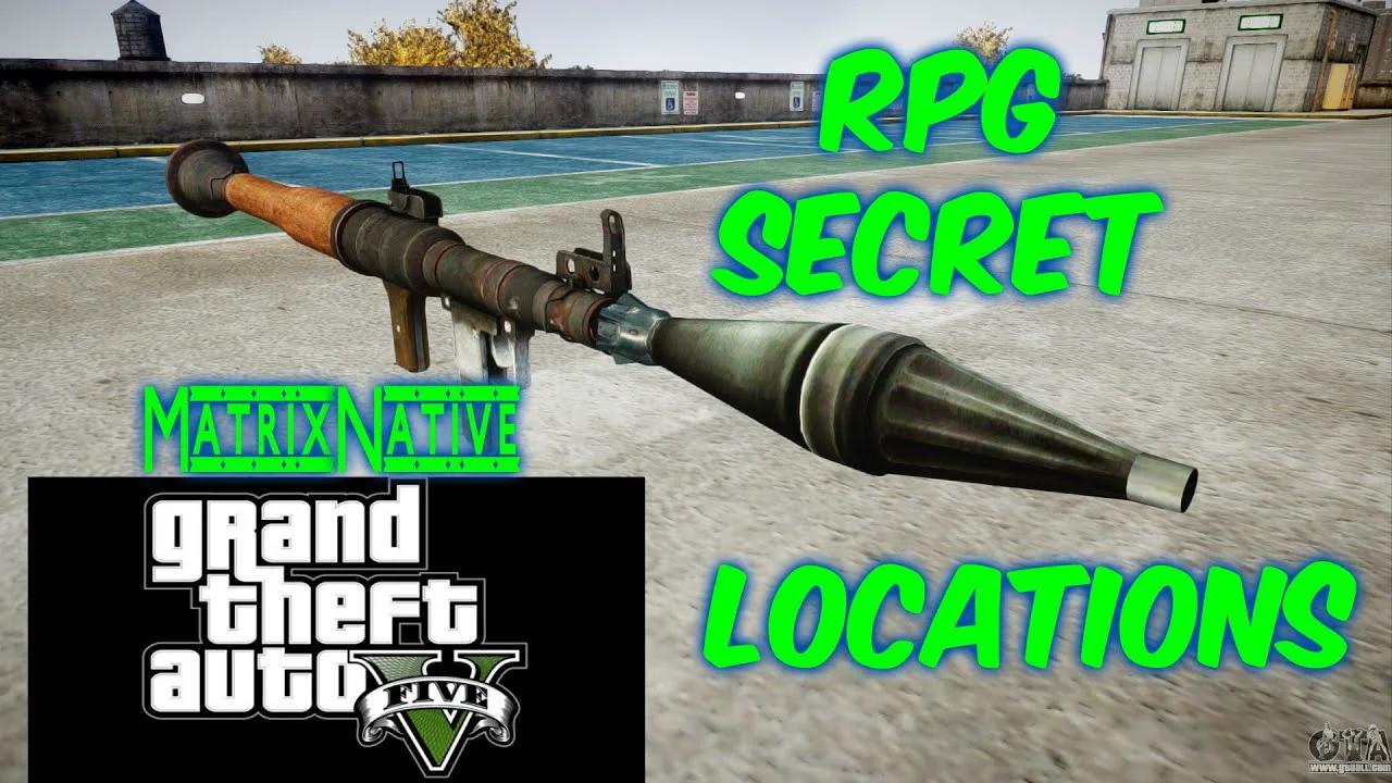 GTA5 Where To Find a RPG | All RPG Locations GTA5
