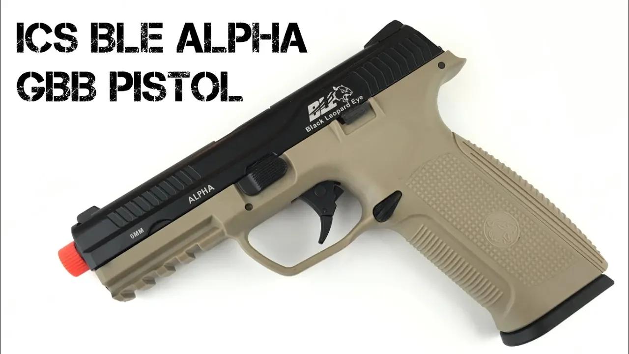 ICS BLE Alpha GBB Airsoft Pistol