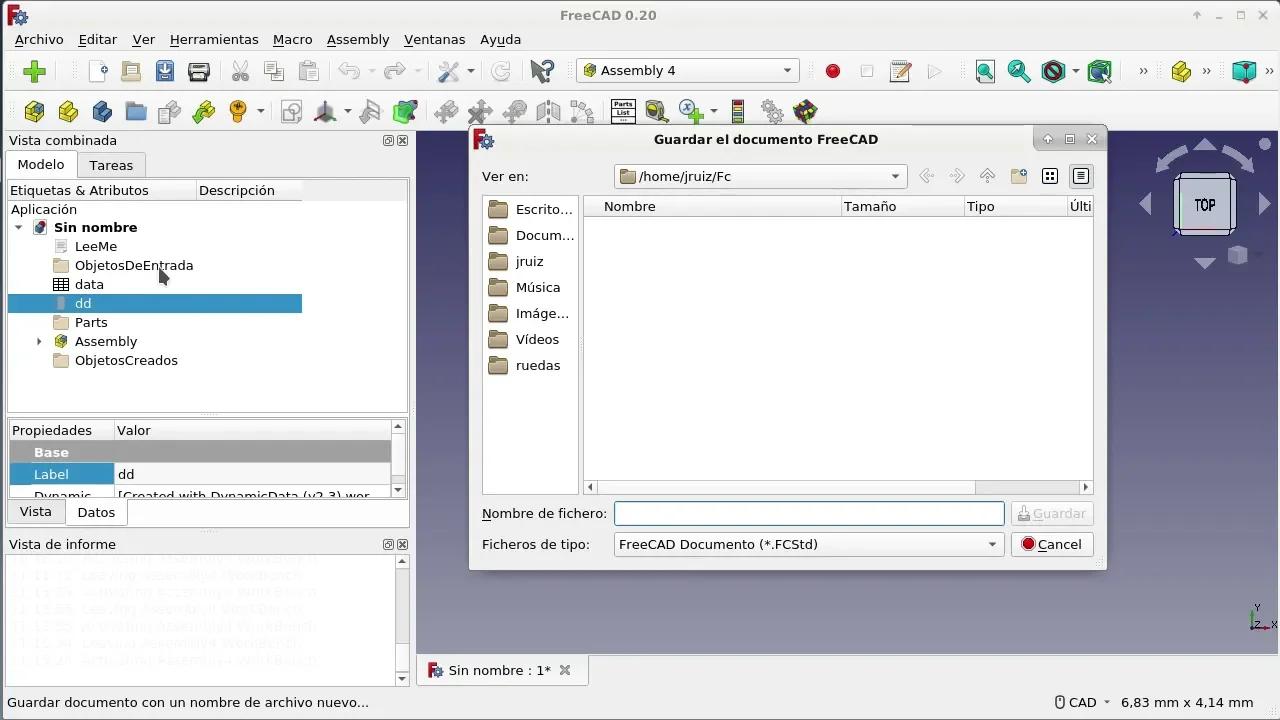 Nueva versión de macro que sirve de plantilla en FreeCAD