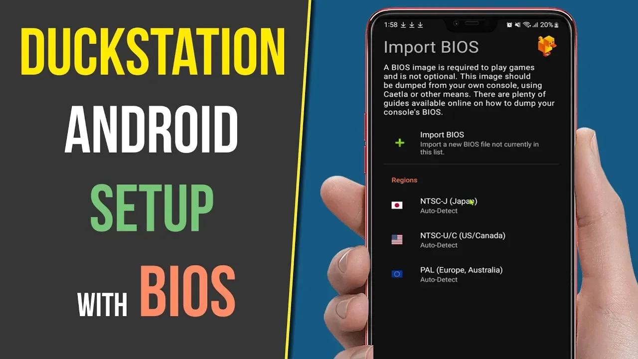 DuckStation Android Setup and Install with BIOS