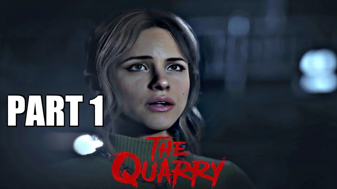 The Quarry Gameplay Walkthrough Part 1 Prologue (PS4 4K Ultra HD) 2022 Horror Game
