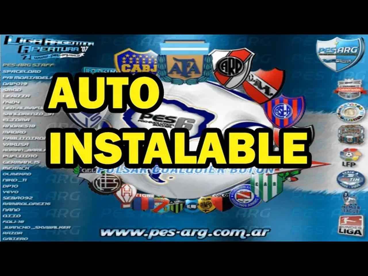 DESCARGA PES 6 | ARG APERTURA 2007