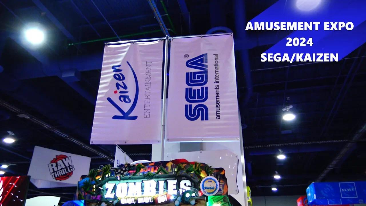 A Quick Walk Around The Sega/Kaizen Booth At Amusement Expo 2024
