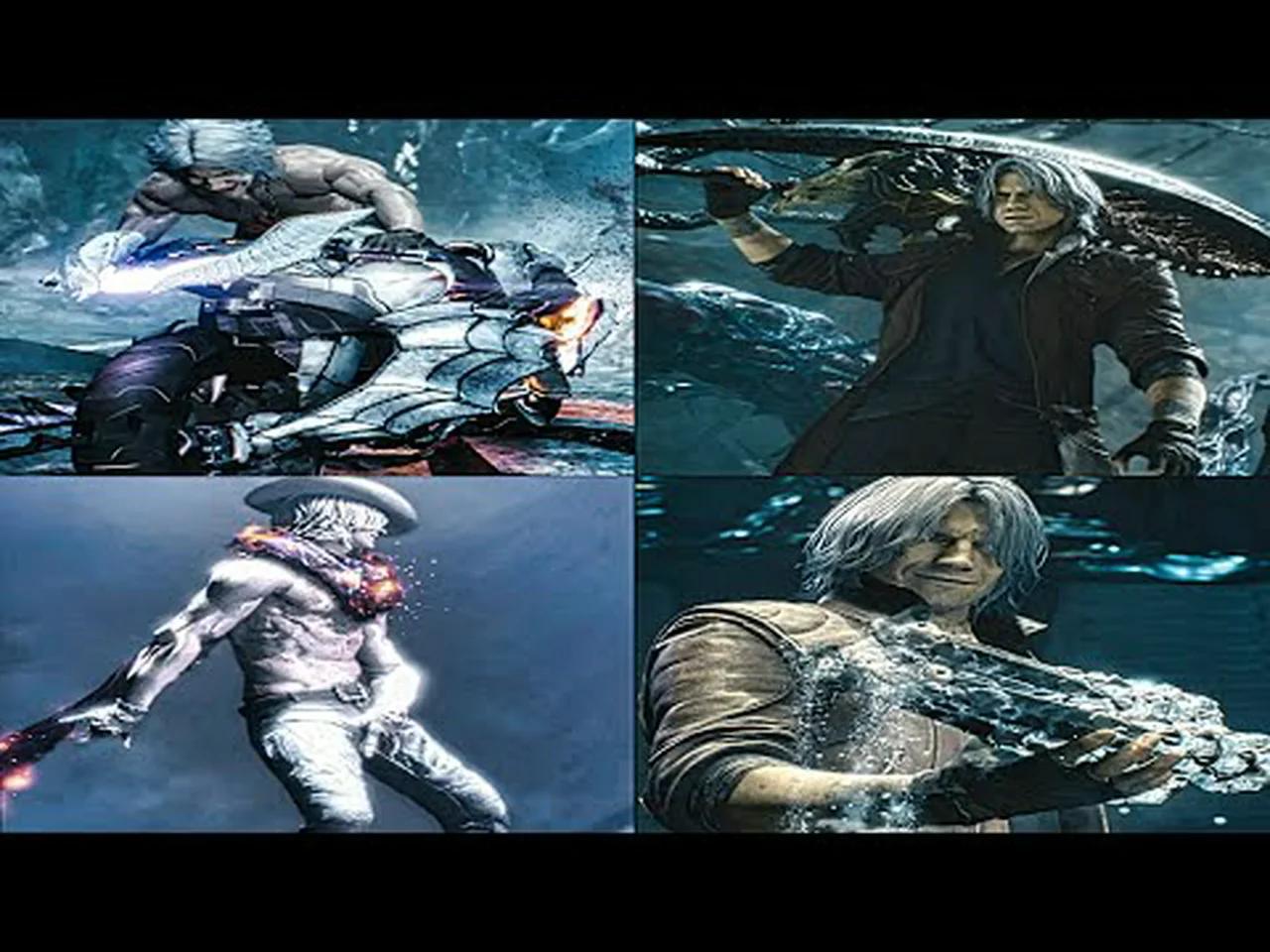 All Dante New Weapons & Transformation Cutscenes PS5 - Devil May Cry 5 ...