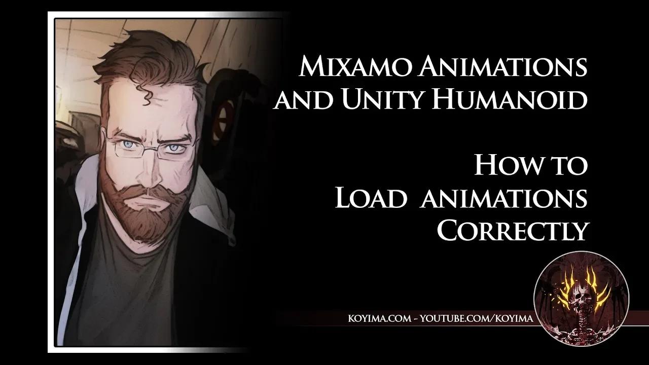 How to use Mixamo animations in Unity correctly 4K